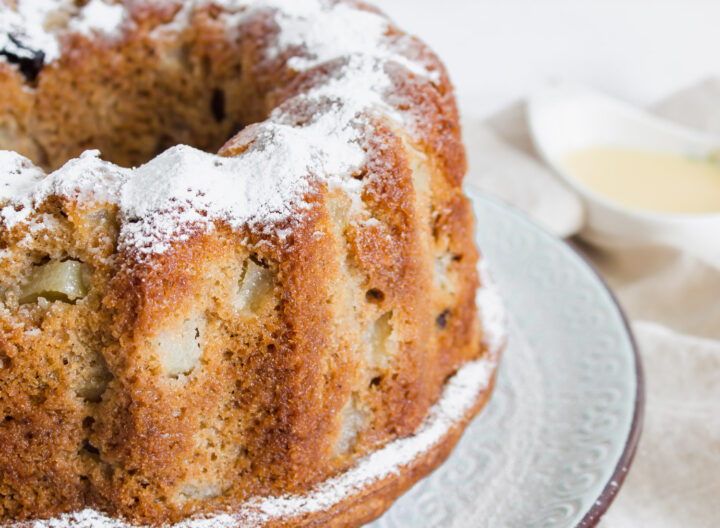 Torta de Pera con Crema Inglesa - Bake and Share